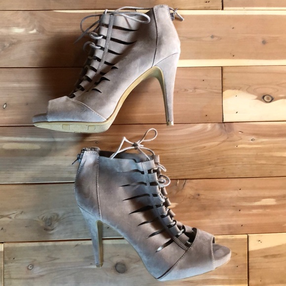 Fergalicious | Shoes | Fergalicious Lace Up High Heel | Poshmark